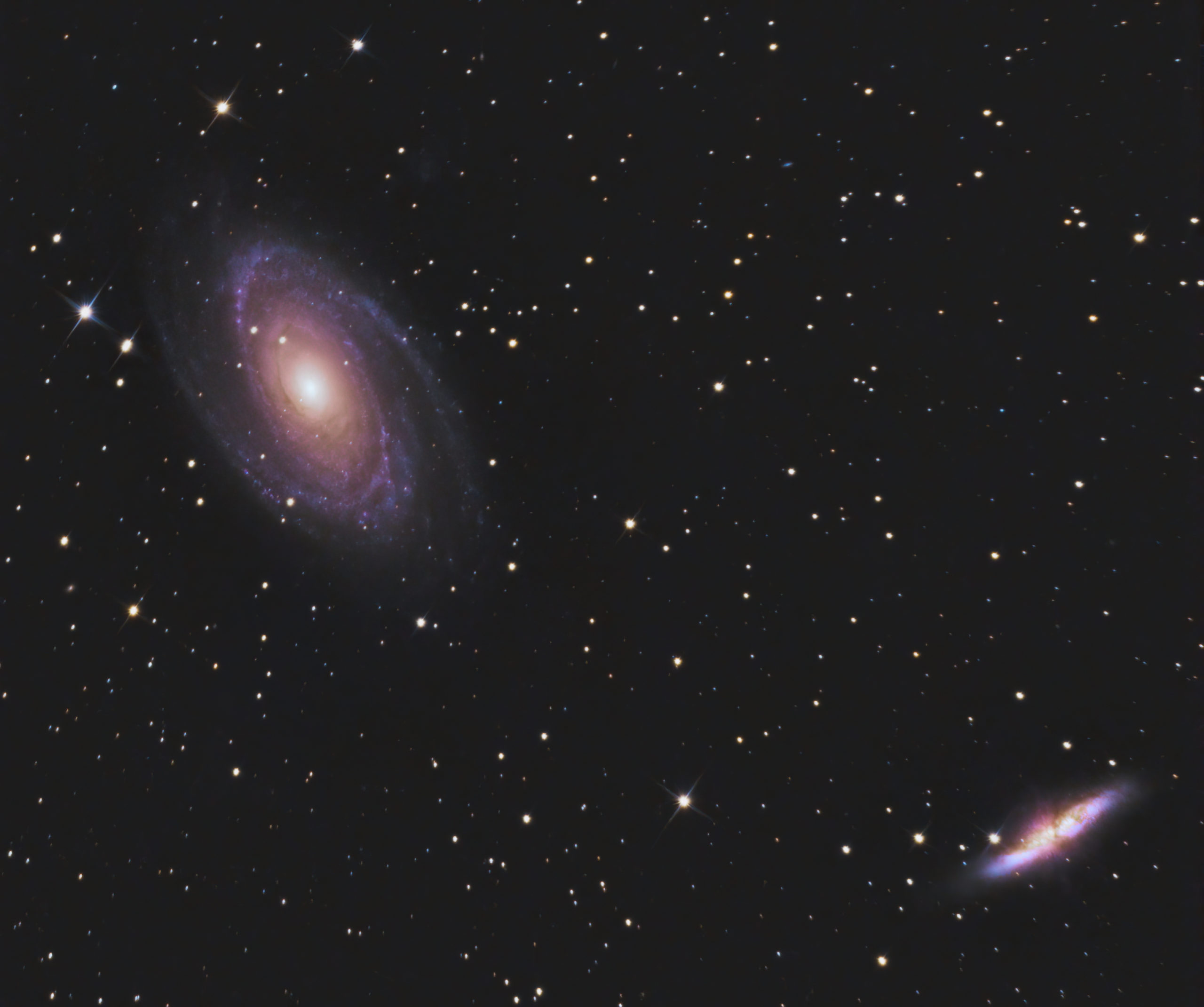 M81/M82 - Bode's and Cigar Galaxy - ad astra